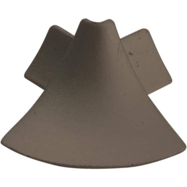 DURAL T-COVE 0 in. D x 0.63 in. W x 0 in. L Connection Wall/Flr Ext ...