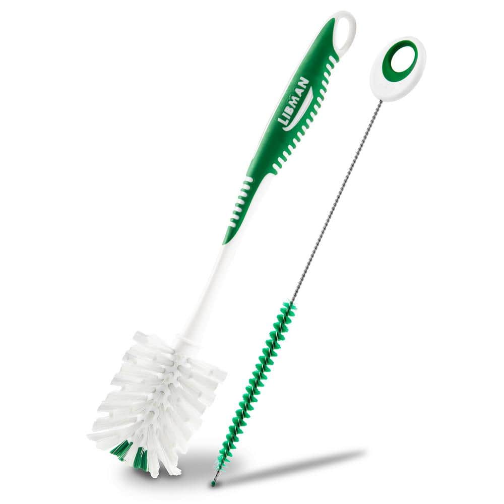 Libman Bottle Brush and Straw Brush Cleaning Kit 1371 - The Home Depot
