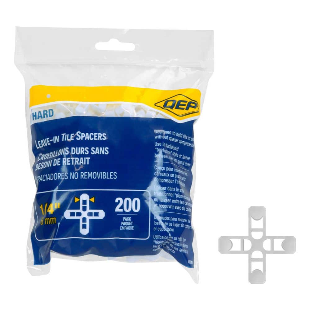 Reviews for QEP 1/4 in. Hard Tile Spacers for Traditional or Leave-In ...