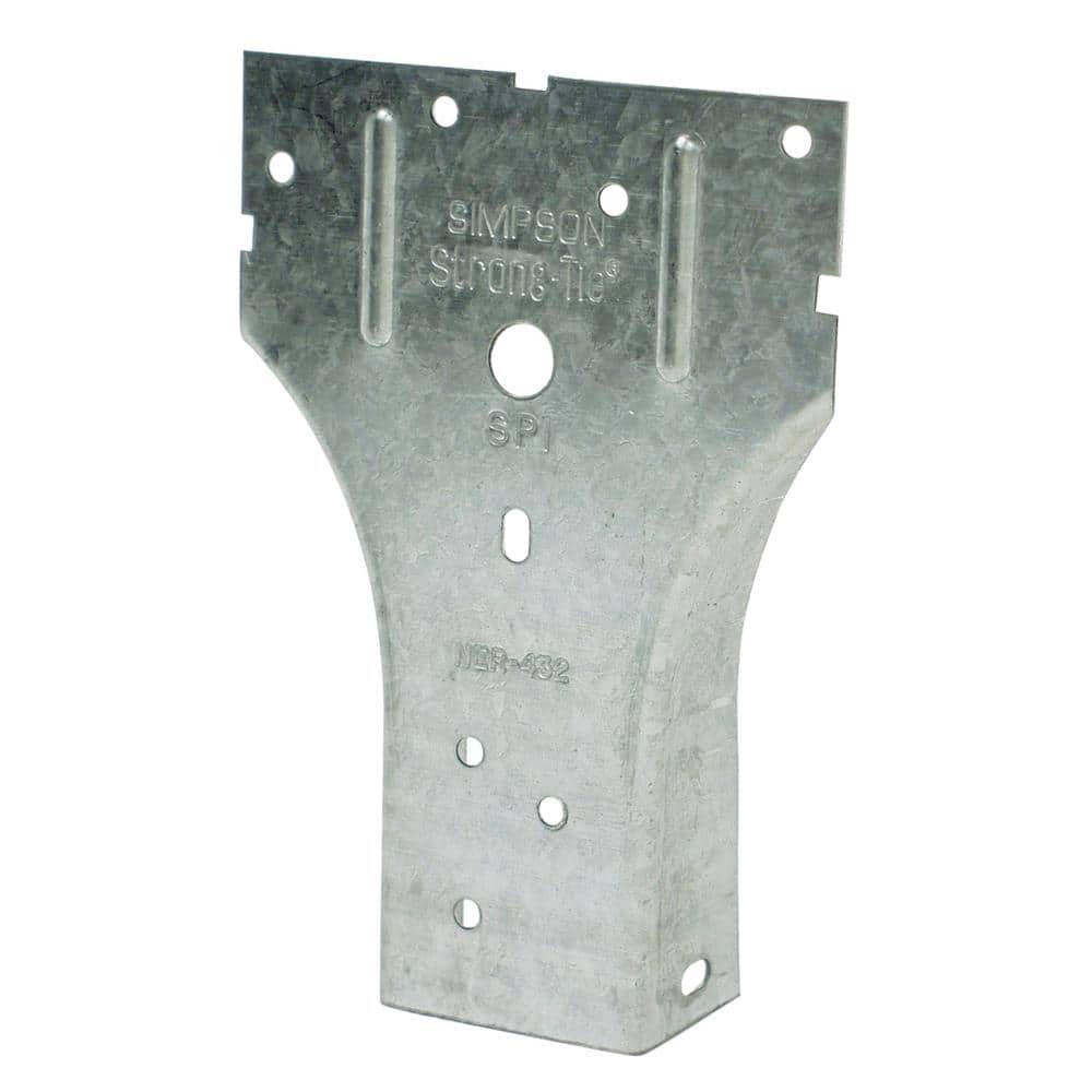 Simpson Strong-Tie SP 3-1/2 in. x 5-1/16 in. Galvanized Stud Plate Tie ...