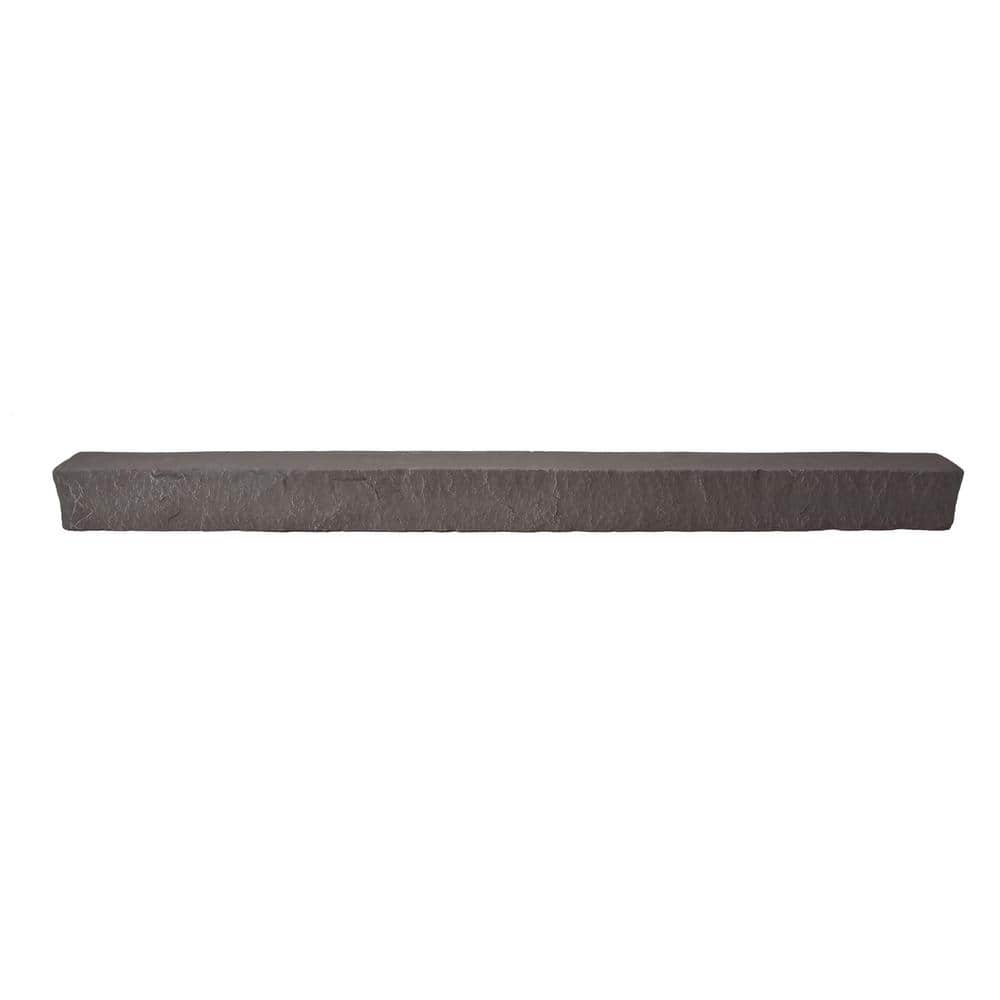 GenStone Stacked Stone 2 in. x 3.5 in. x 42 in. Coffee Faux Stone ...