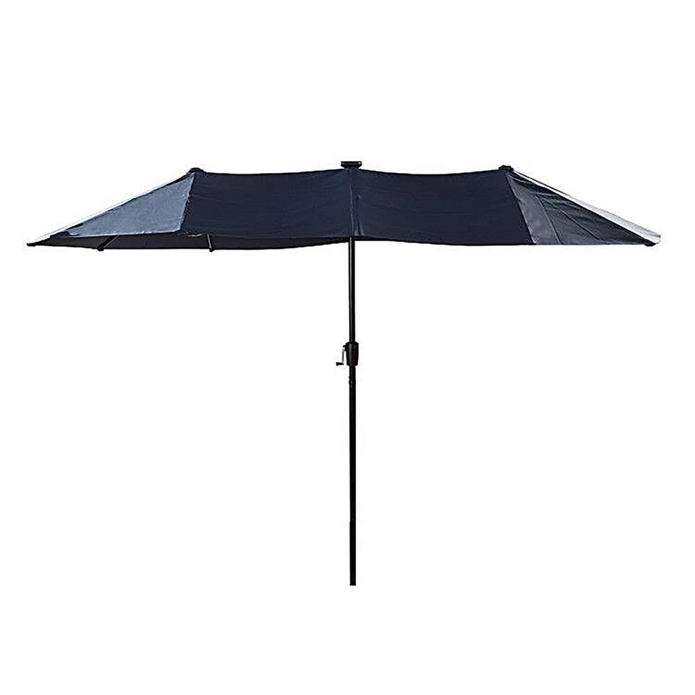 JAYDEN CREATION Bylany 12.5 ft. Metal Market Solar Tilt Half Patio ...