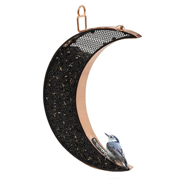 Good Directions 0114PM Over The Moon Copper Bird Feeder, With Stainless ...