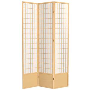 Red Lantern 7 ft. Honey 3-Panel Room Divider 84WP-HON-3P - The Home Depot