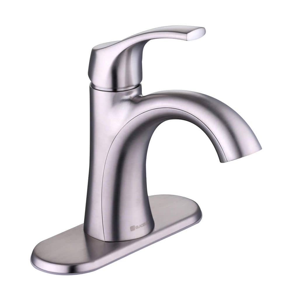 Glacier Bay Arnette Single Handle Single Hole Bathroom Faucet in ...