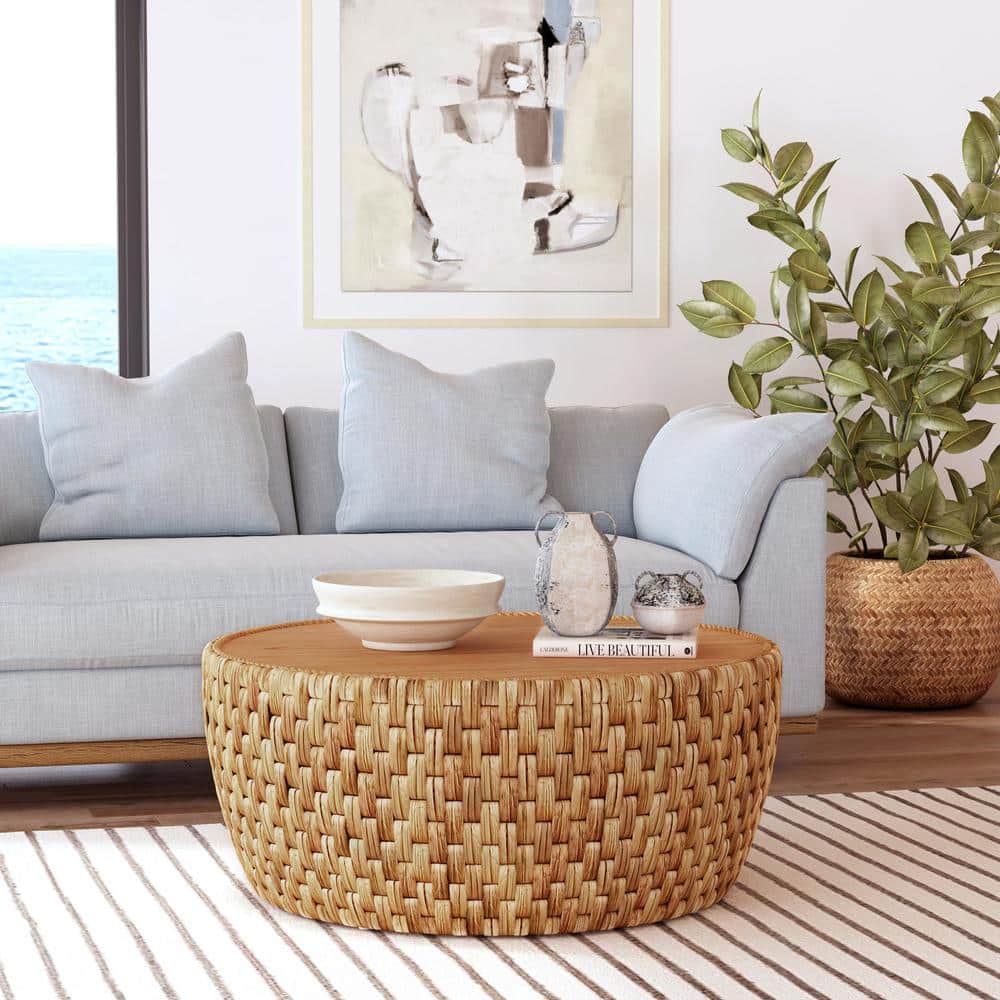 Butler Specialty Company Captiva 42 in. Natural Finish Round Rattan ...