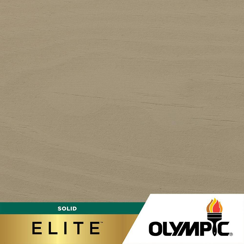 Olympic Elite 1 gal. SC-1066 Predawn Solid Advanced Exterior Stain and ...