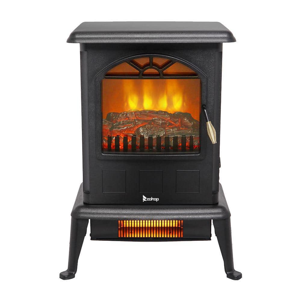 AFAIF 16.6 in. 1500W Portable Ventless Freestanding Electric Dual Fuel ...