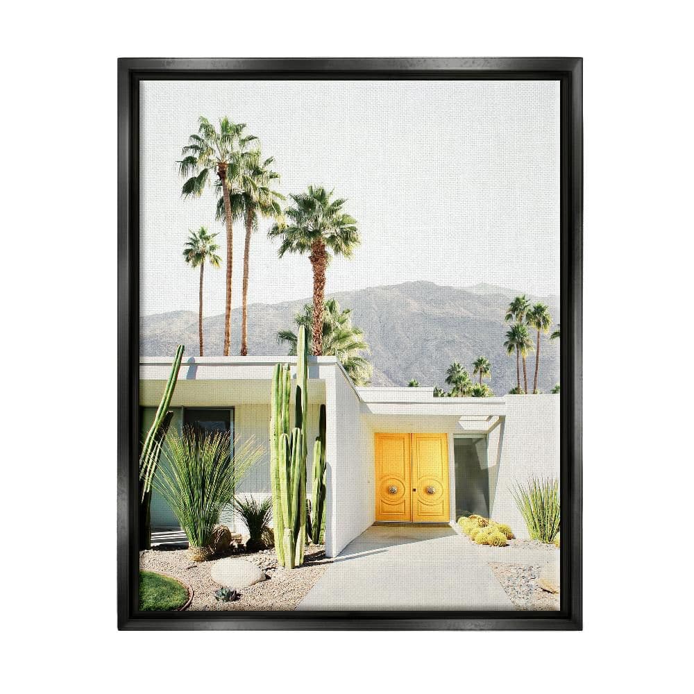 Stupell Industries Palm Springs House by Sisi and Seb 1 Piece Black ...