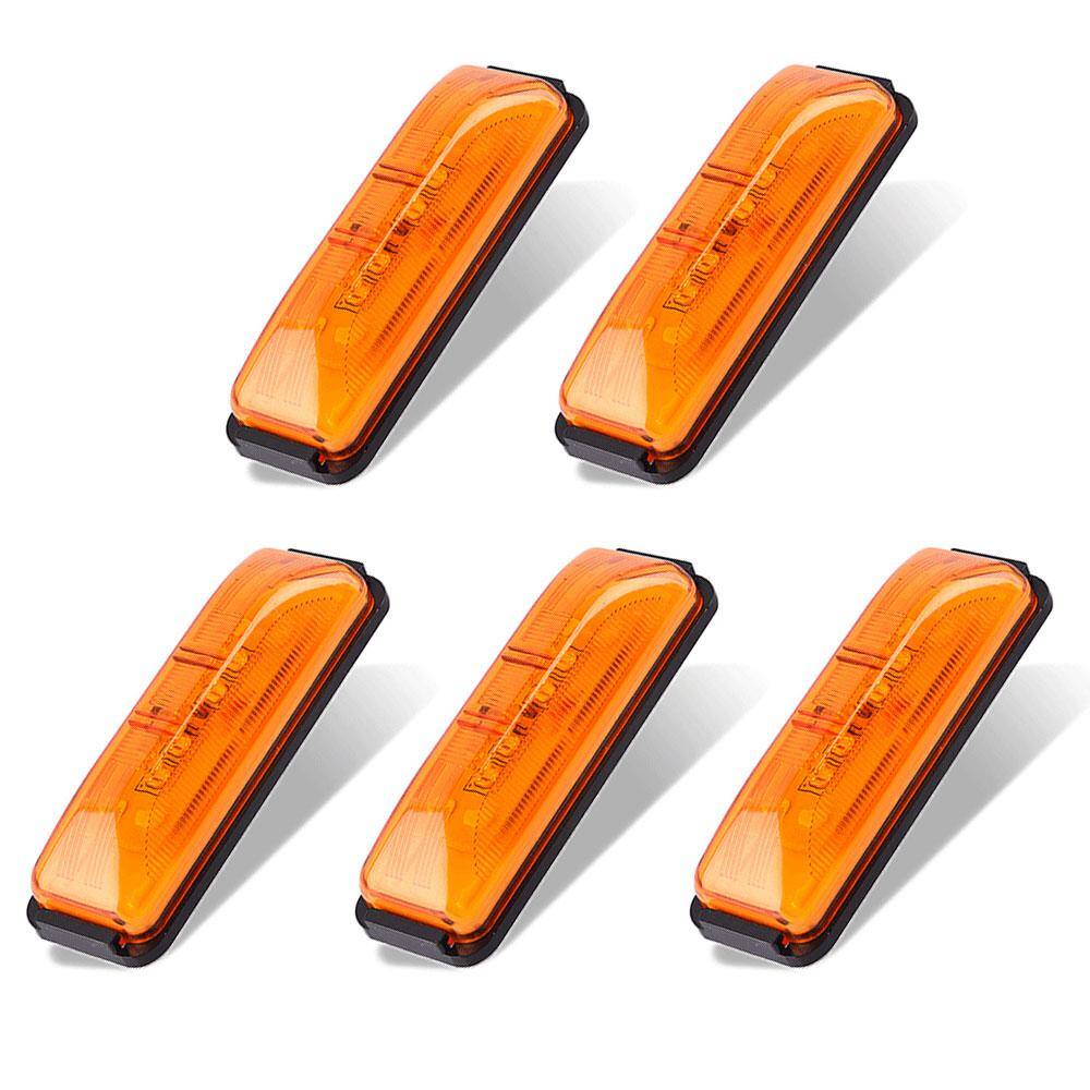 TYCOLIT 5.51 in. Amber Car Warning Light (5-Pack) Y-ZG0003003 - The ...