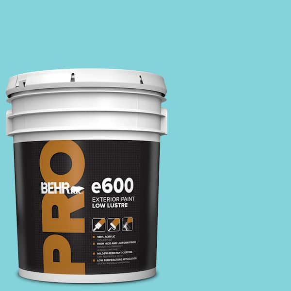 BEHR PRO 5 gal. #510B-4 Cloudless Low Luster Exterior Paint PR62005 ...