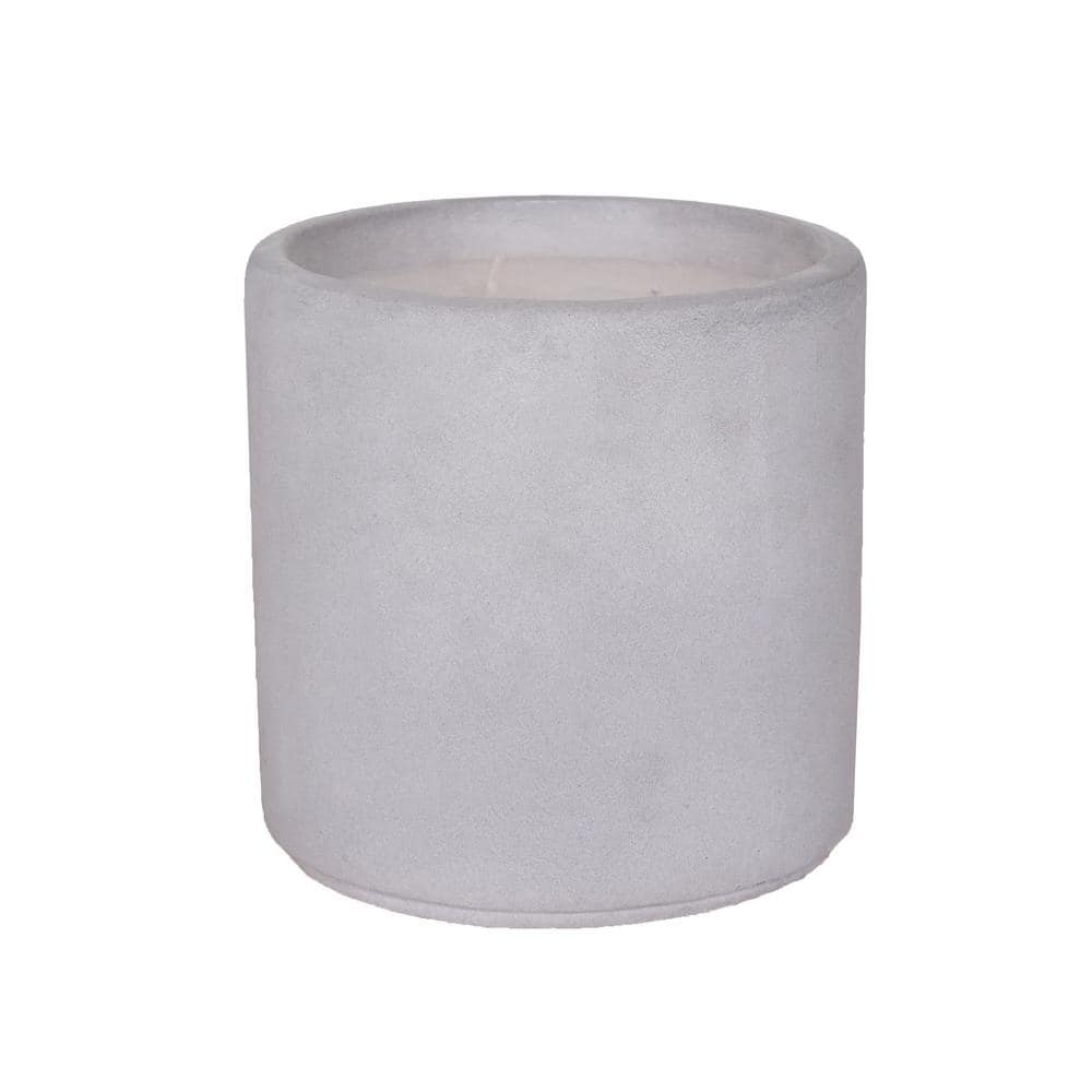 MPG (Set of 2) Smooth Cement Cylinder Citronella Candle in Cement ...