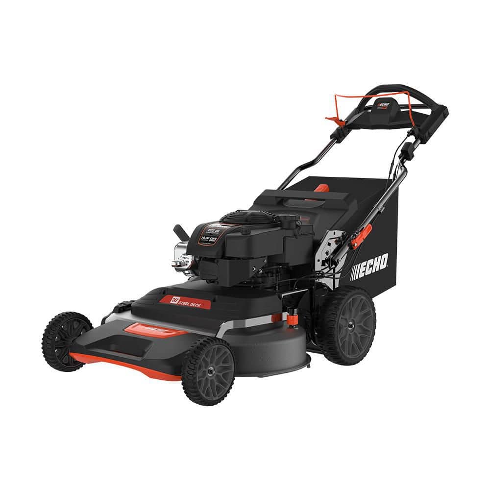 ECHO 30 in. 223 CC Briggs and Stratton Gas 3-in-1 Dual Twin Blade RWD ...