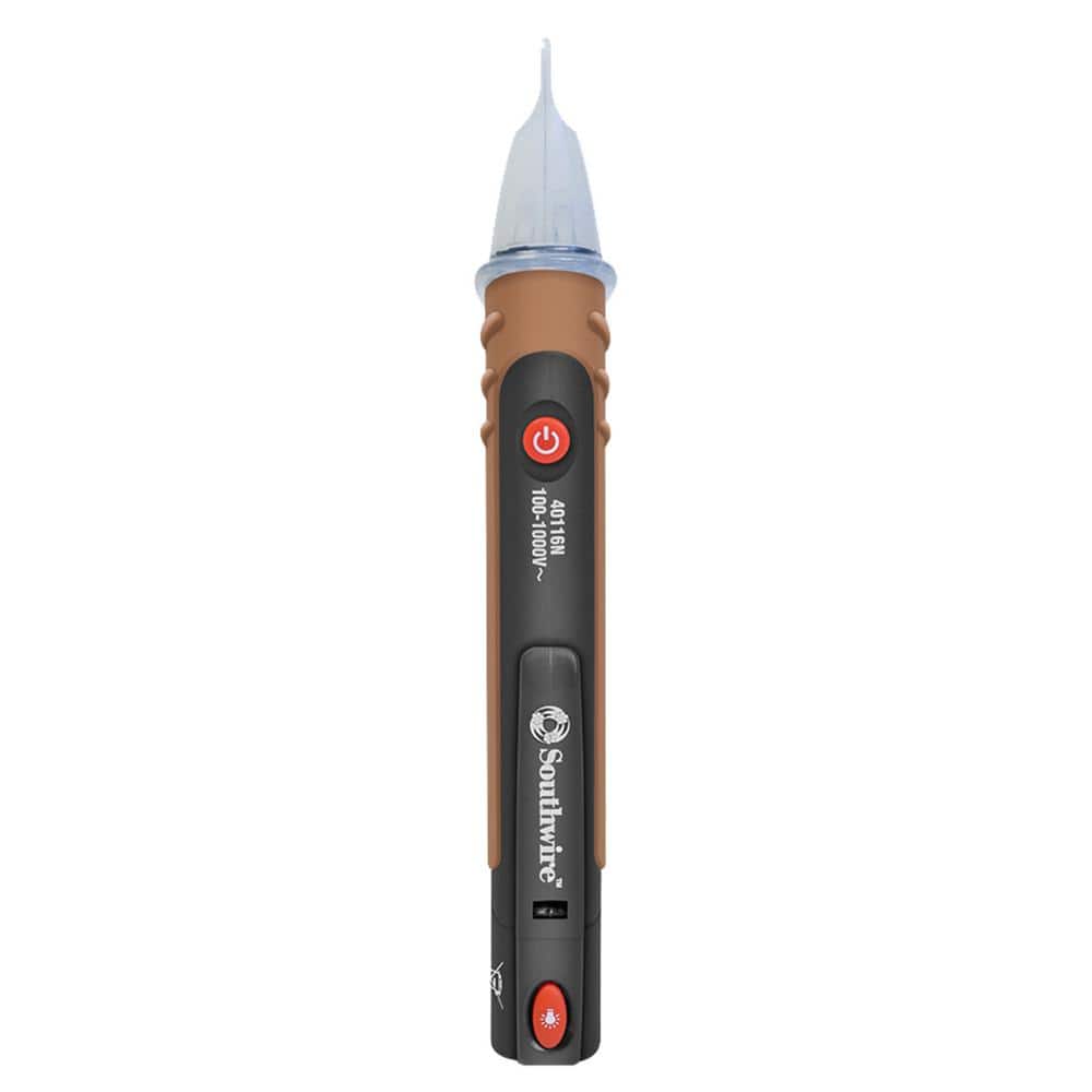 Southwire NCV Dual Range Pen Type Detector with Flashlight, 24-600-Volt ...