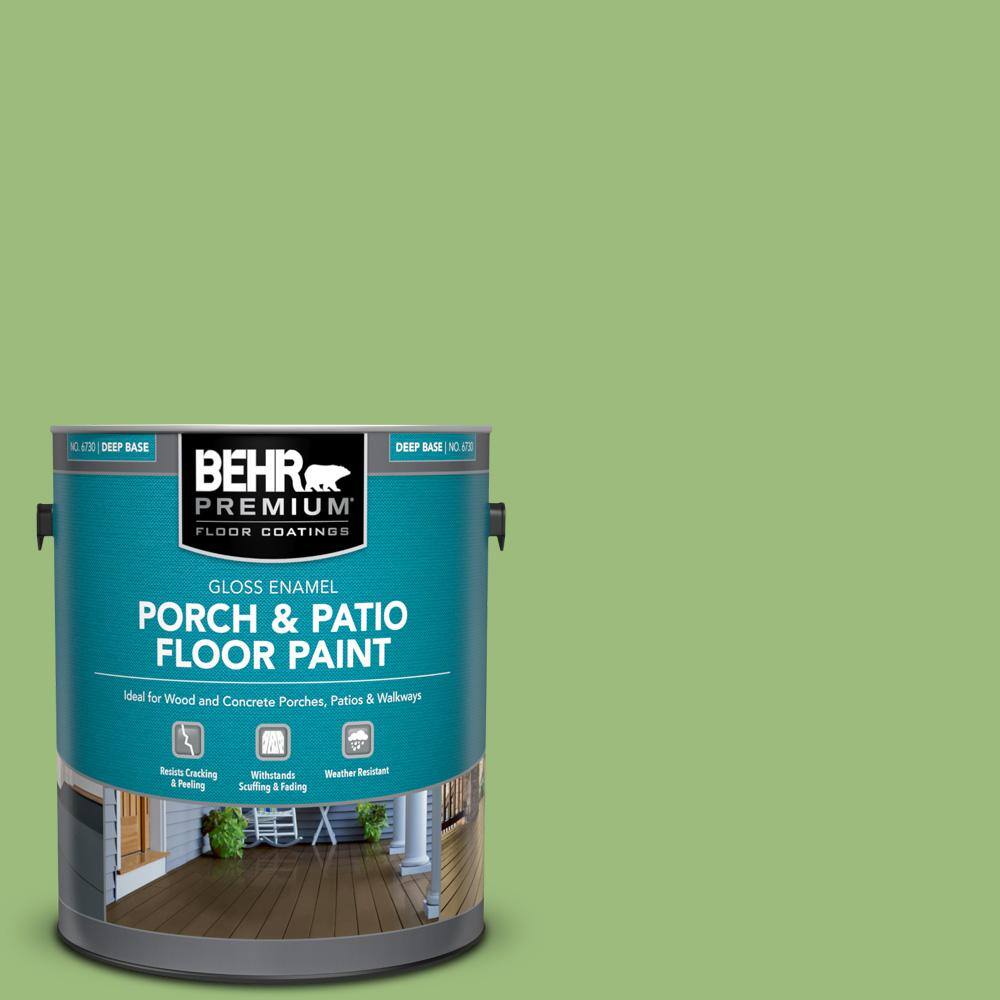BEHR PREMIUM 1 gal. #P380-5 Gleeful Gloss Enamel Interior/Exterior ...