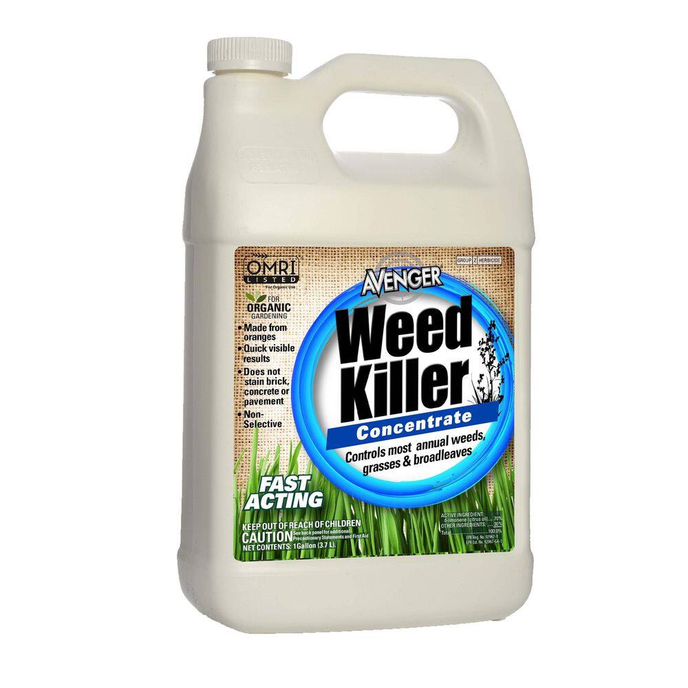 Avenger 128 oz. Organic Weed and Grass Killer Concentrate ...