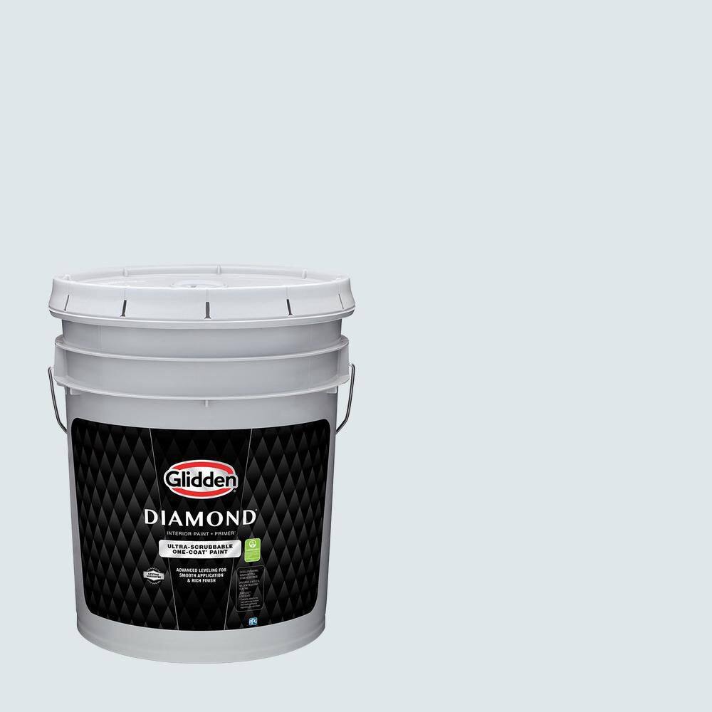 Glidden Diamond 5 gal. PPG1159-1 Filigree Ultra-Flat Interior Paint ...