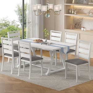 Venetian Worldwide Townsville I 7-Piece Dark Walnut Dining Set CM3109T ...