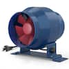 TURBRO AirSupply ES4 4 in. Inline Duct Fan, 195 CFM with Variable Speed ...