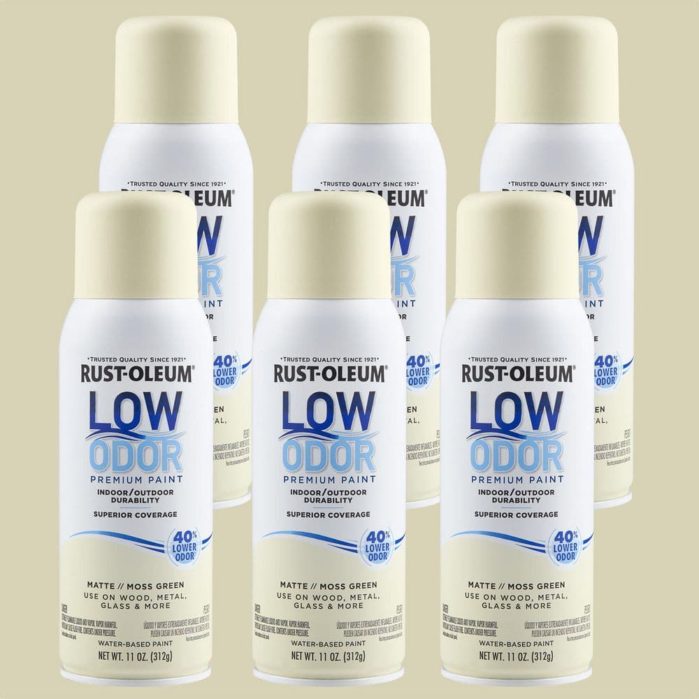 Have a question about Rust-Oleum Low Odor 11 oz. Matte Moss Green Low ...