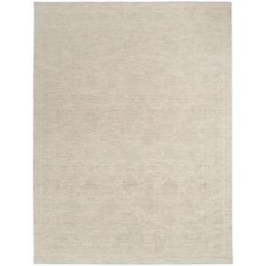 Nourison Outlines Ivory Mocha 8 ft. x 10 ft. Medallion Traditional Area ...