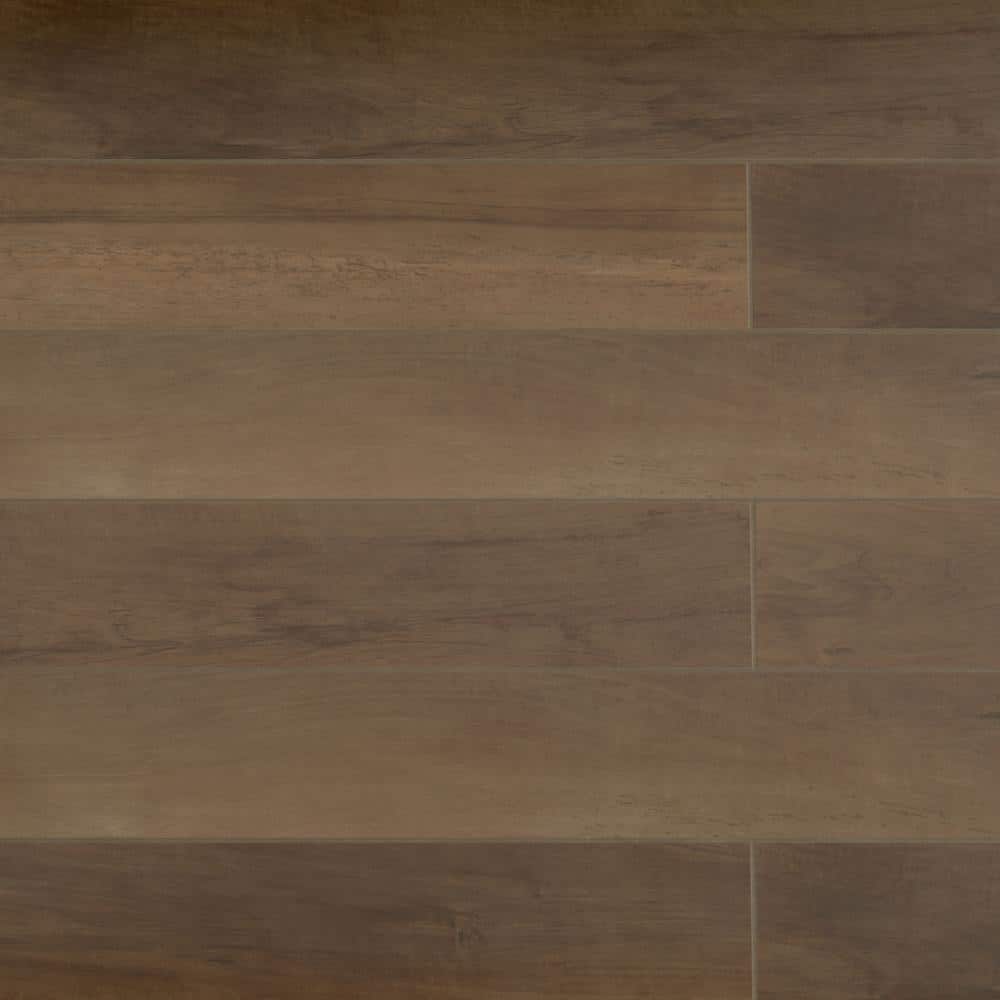 Bedrosians Antique Walnut 8 in. x 48 in. Matte Wood Look Porcelain ...