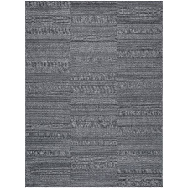 Livabliss Sandra SDR-2314 Gray 6 ft. x 9 ft. Machine Woven Area Rug ...