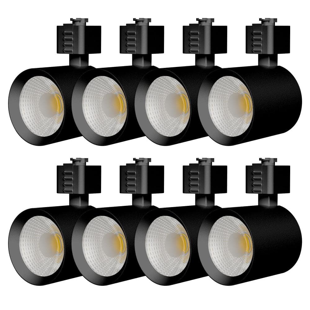 FLSNT J-Type Integrated LED Linear Track Lighting, Cylinder Track Head ...
