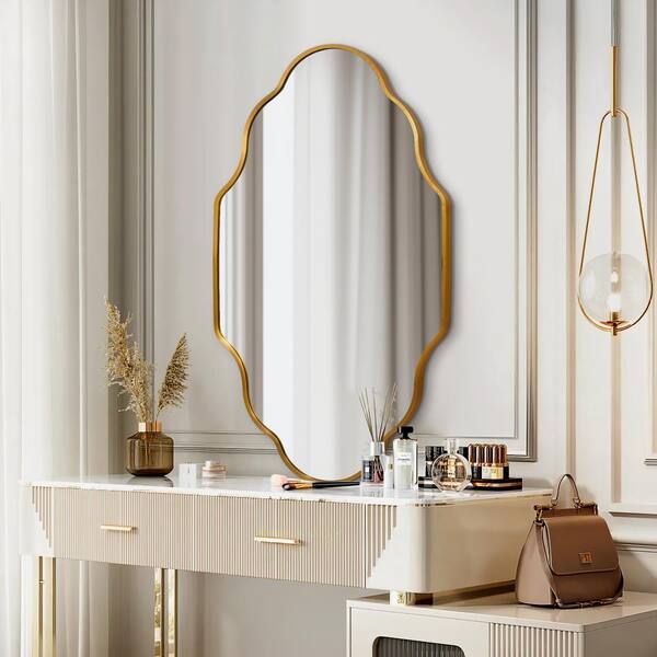 Gold mirror for dressing table store