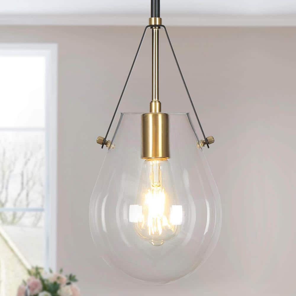 Uolfin Modern Industrial Island Pendant Light, 1-Light Black Farmhouse ... Uolfin Modern Industrial Island Pendant Light, 1-Light Black Farmhouse ...