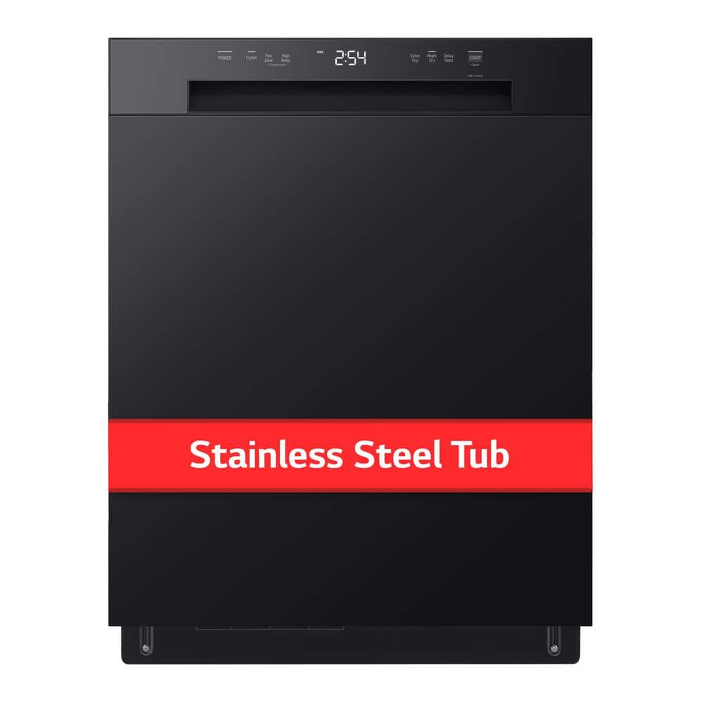 Have a question about LG 24 in. Black Front Control Dishwasher with ...