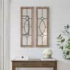 Home Decorators Collection Medium Farmhouse Rectangle Windowpane Mirror ...