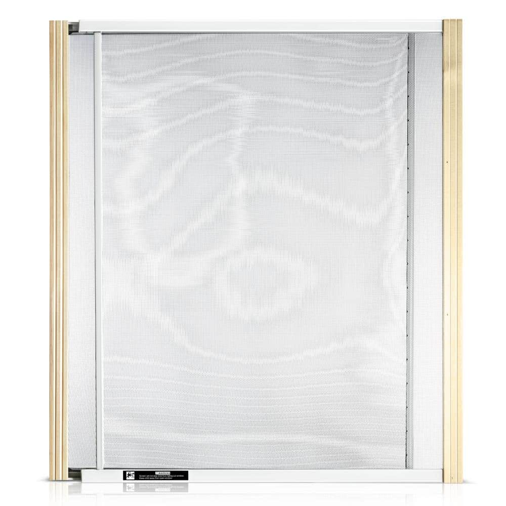 PROAIRA 37 in. x 24 in. Adjustable Frame Quick Slide Window Screen ...