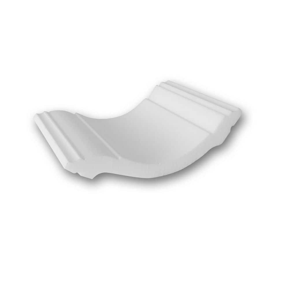 ORAC DECOR 3-3/4 in. D x 3-3/4 in. W x 4 in. L Primed White Plain ...