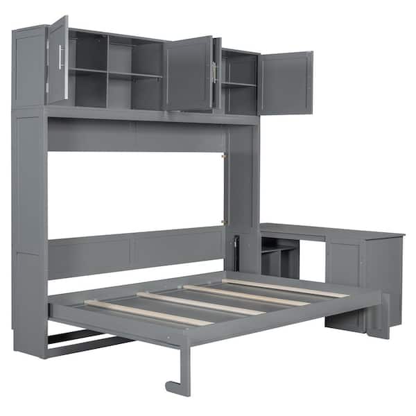 Wooden Murphy Bunk Beds Wall Beds