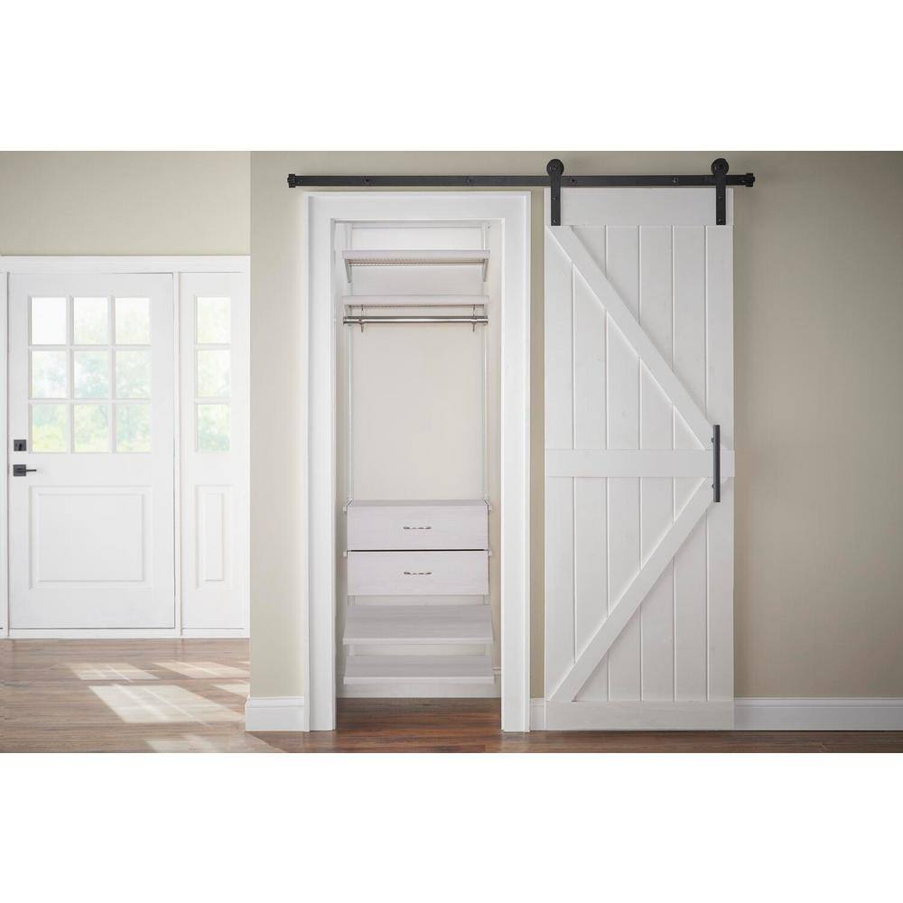 Reviews for Everbilt Genevieve 2 ft. White Adjustable Closet Organizer ...