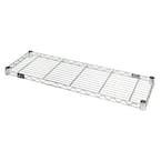 QUANTUM STORAGE SYSTEMS One Industrial 18 in. W x 48 in. L Chrome Wire ...