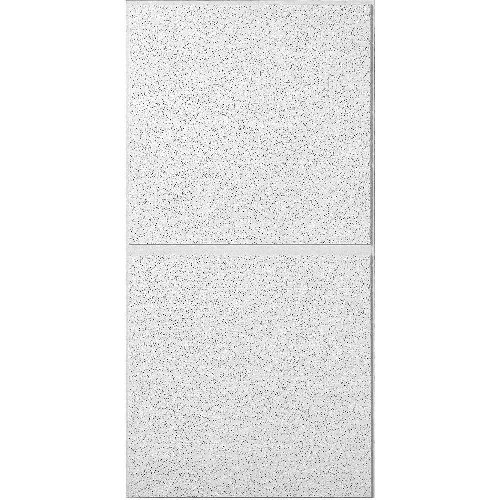 USG Ceilings 2 ft. x 4 ft. Radar Illusion Two/24 White Shadowline ...