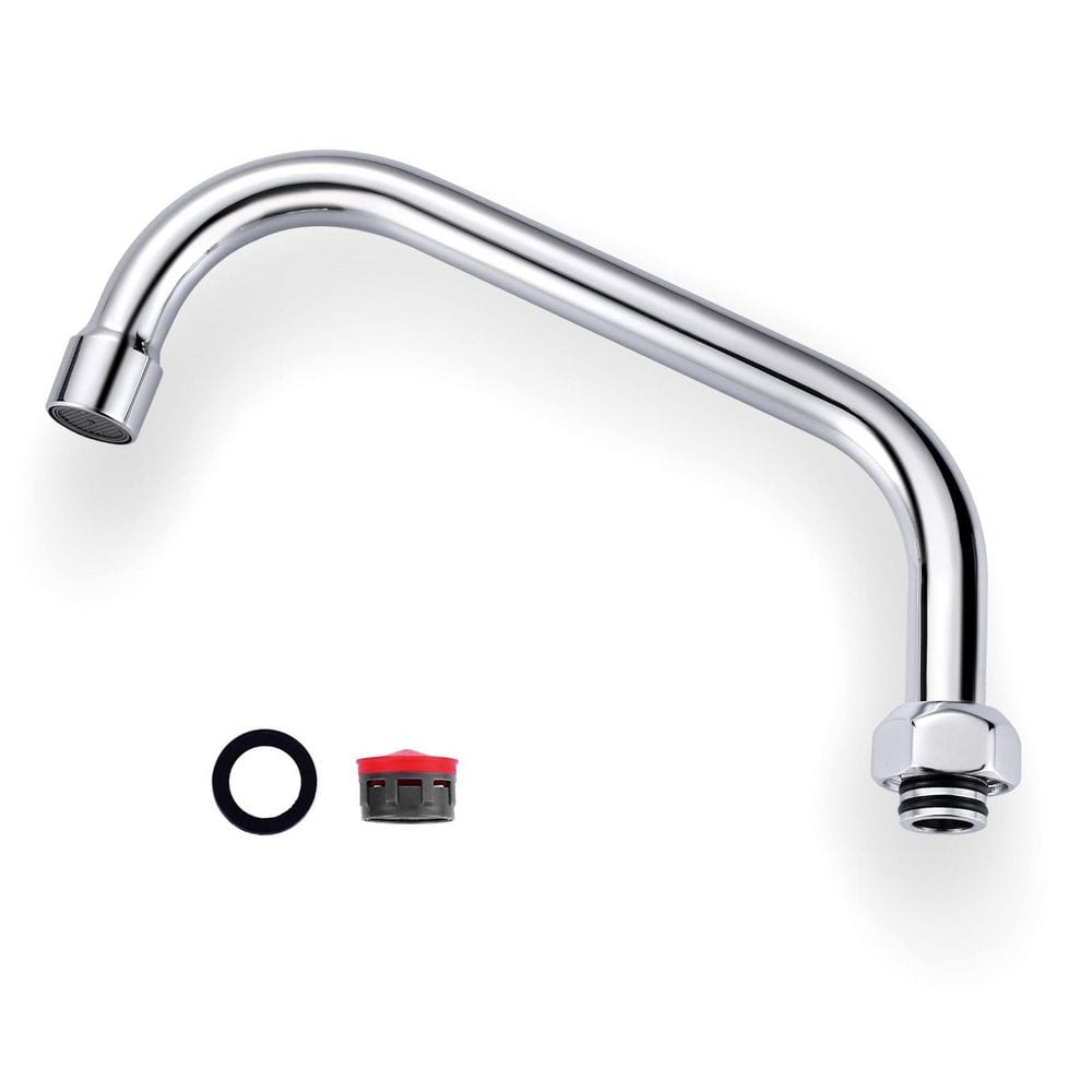 VEVETTA 8 in. Commercial Faucet Swivel Swing Spout Replacement in ...