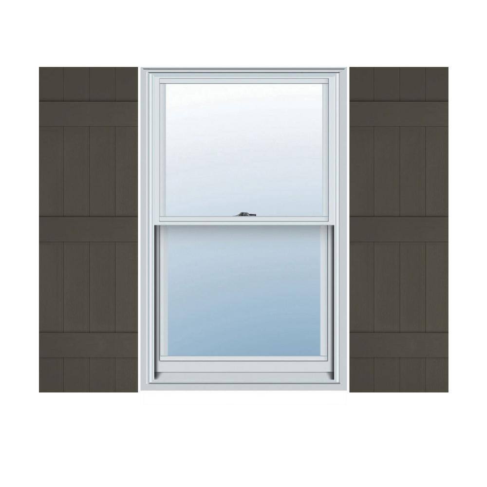 Builders Edge 14 in. W x 63 in. H Vinyl Exterior Joined Board and ...