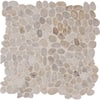 MSI Take Home Tile Sample - Dorado River Rock 4 in. x 4 in. Tumbled ...