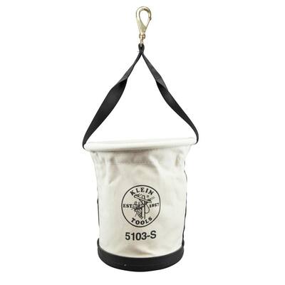Klein Tools 12 in. Tapered-Wall Tool Bucket-5113 - The Home Depot