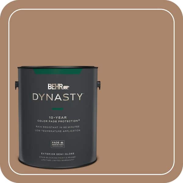 BEHR DYNASTY 1 gal. #S220-5 Nutshell Semi-Gloss Exterior Stain-Blocking ...
