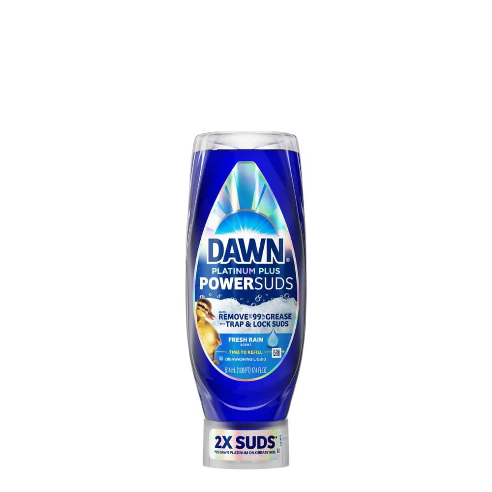 Dawn Platinum Plus PowerSuds EZ-Squeeze 17.4 oz. Fresh Rain Scent Hand ...
