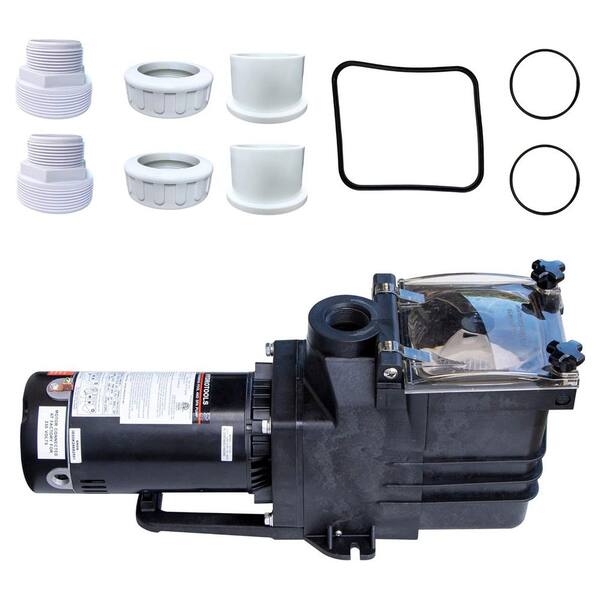 Swimline 1.5 hp Hydrotools 6660 GPH Filter Pump Variable Speed for ...