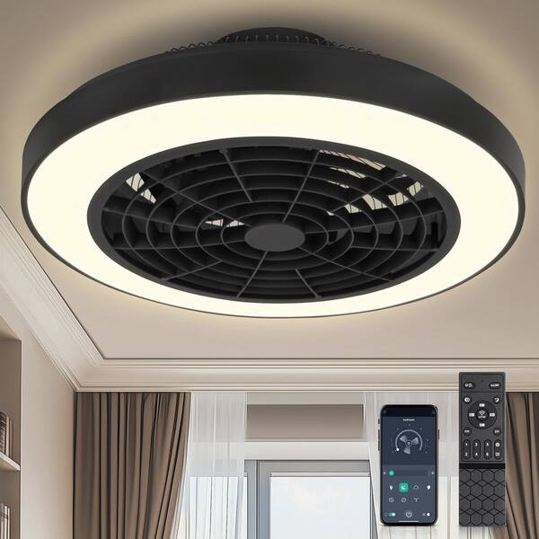 Have a question about ARISKEEN 19 in. Indoor Black Low Profile Ceiling ...