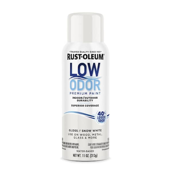 Reviews for Rust-Oleum 11 oz. Gloss Snow White Low Odor Water-Based ...