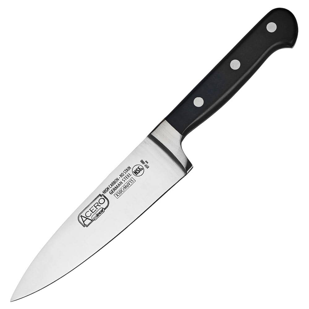 Winco 6 in. Steel Full Tang Chef's Knives KFP-60 - The Home Depot