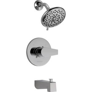 Peerless Xander 1-Handle Wall-Mount Tub and Shower Faucet Trim Kit in ...