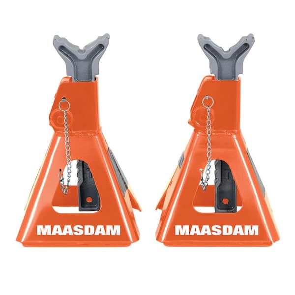 Maasdam Pow'R Pull Maasdam 3-Ton Jack Stand (Orange) MPL4124-OR-TH-D ...